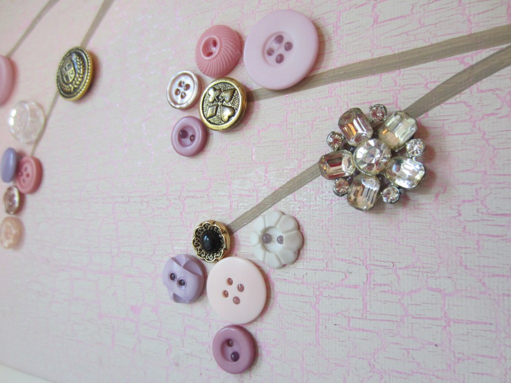 Those pesky buttons! (Antiqued button tree tutorial) | Busted Button