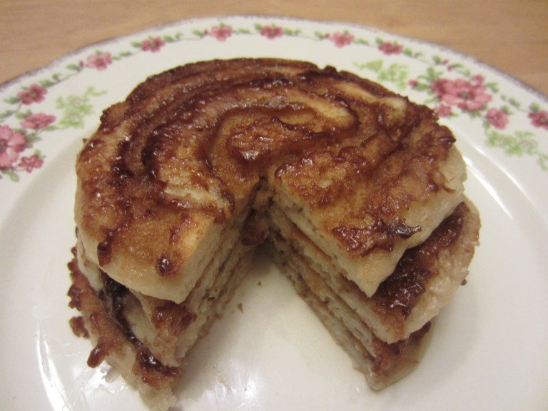 Poop and Pancakes (Cinnamon Roll Pancakes) | Busted Button