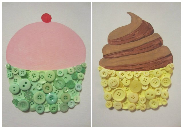Button Cupcakes (Tutorial) | Busted Button